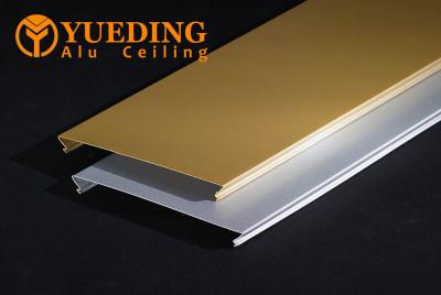 China C-Shaped Aluminum Ceiling Strip - A1 Fire Retardant Windproof Waterproof for Commercial Buildings 300,000 sqm Capacity for sale