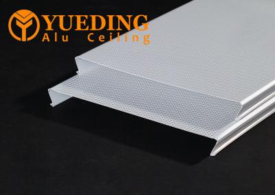China Windproof Aluminum Ceiling Strips G S C Shape 0.5mm-1.2mm Thickness A1 Fire Retardant for sale