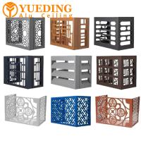 China Customized Outdoor Metal Air Conditioner Cover 1.5-3mm Thickness Laser Cut Aluminum Corrosion Resistant for sale