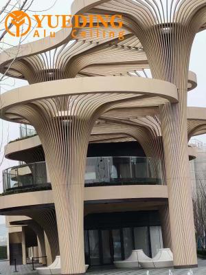 China Custom Curved Aluminum Panels 2.5mm for Building Walls and Ceilings with PVDF Coating for sale