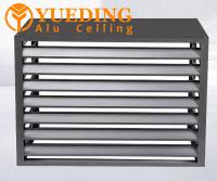 China Aluminum Air Conditioner Louver Protective Cover 1.5-3mm Thickness A Grade Fire Retardant for sale