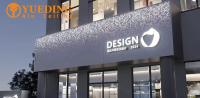 China Perforated Aluminum Curtain Wall Panels 1-3mm Thickness Custom Hole Patterns for Building Facades for sale