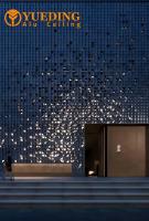 China Custom Modern Aluminum Curtain Wall Panels with Perforated Design - Curved Facade Cladding for Building Structures for sale
