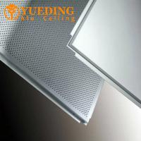 China 600x600mm Aluminum Clip-in Acoustic Ceiling Tiles 0.5-1.2mm Thickness for Commercial Buildings for sale