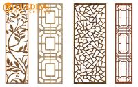 China Alumtimes Custom Laser-Cut Aluminum Decorative Screens 1-3mm Thickness B1 Fire Retardant for sale