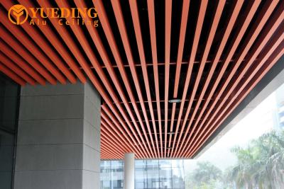 China Aluminum Square Tube Ceiling Panels 0.5-1.2mm Thickness B1 Fire Retardant for Building Decoration for sale