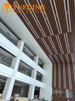 China Decorative Aluminum Baffle Ceiling 0.5-1.5mm Thickness with 1.8kPa Wind Resistance for Corridor Airport for sale