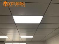 China 600x600mm Aluminum Clip-in Ceiling Tiles with B1 Fire Rating and 0.5-1.2mm Thickness Options for sale