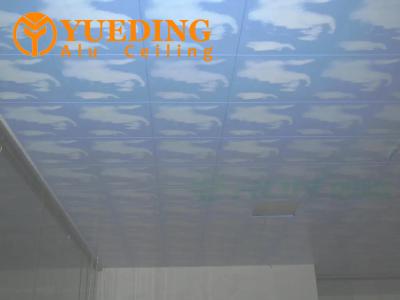 China Cloud Aluminum Ceiling Clip-in Tiles 600x600 - 0.5-1.2mm Thickness Metal False Ceiling for Indoor Use for sale