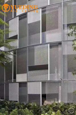 China Exterior Wall Stretched Aluminum Mesh Panel with 20,000 sqm Monthly Capacity and -30°C to 80°C Temperature Range for sale