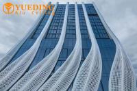 China PVDF Aluminum Curtain Wall Panels 2.5mm Thickness with 40μm Coating for Building Exterior Fire Insulation for sale