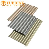 China Concave Letterpress Aluminum Corrugated Panels 0.7-2.0mm Thickness A Grade Fire Retardant for Outdoor Building Applications for sale