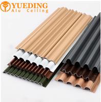 China 6063 Aluminum Corrugated Panels 0.6-2.0mm Thickness Semi-Circular Wave Pattern A Grade Fire Retardant for sale