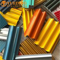 China YUEDING Aluminum Corrugated Plate 0.7-2.0mm Thickness A Grade Fire Retardant Wall Decoration for sale