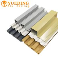 China Semi Circular Arc Aluminum Corrugated Panels 1.2mm Thickness for Curtain Wall Door Head - Class A Fire Retardant for sale