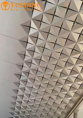 China PVDF Coated Aluminum Ceiling Panels 1.5mm-3.0mm Thickness with A Grade Fire Retardant for Banquet Halls for sale