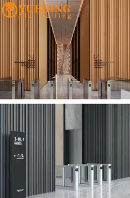 China 6063 Aluminum Corrugated Panel 0.6-2.0mm Thickness for Building Walls - Waterproof Fireproof A-Grade for sale