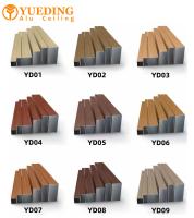 China Exterior Curtain Wall Aluminum Square Tube 50x50mm Ventilated Moisture Proof Building Material for sale