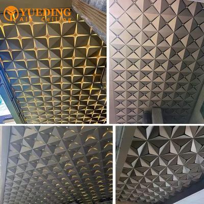 China Champagne Gold Curved Aluminum Door Awning Panel 2.5mm Customized for sale