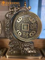 China Custom Copper Aluminum Relief Door Head Plaque Hotel Decorative Hollow Carved Screen 25mm for sale