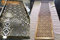 China Copper Aluminum Relief Hollow Out Screen Carving Craftsmanship Retro 25mm Thick CNC Engraved for sale