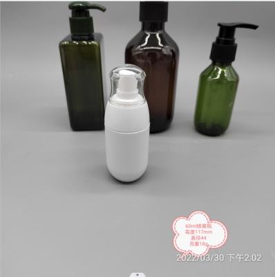 China Pe Ps 60 Ml Spray Bottle Odm Service Frosted Treatment for sale