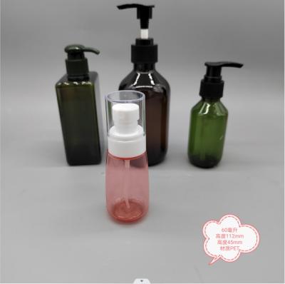 China Alcohol 60ml Volume Empty Plastic Spray Bottles Chemical Free for sale