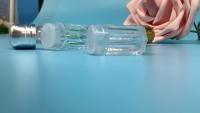 China 56mm Clear Plastic Medicine Bottles 5g Cylindrical Mini Pill Cases for sale