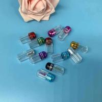 China 2ml Capsule Packaging Bottles Hot Stamping 11mm Small Pill Jars for sale