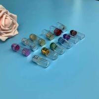 China 2ml Capsule Packaging Bottles Hot Stamping 11mm Small Pill Jars for sale