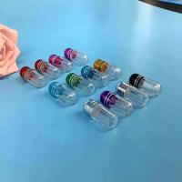 China 2ml Capsule Packaging Bottles Hot Stamping 11mm Small Pill Jars for sale