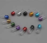 China 3g Cylinder Single Capsule Bottles 33mm Crown Cap Sealing for sale