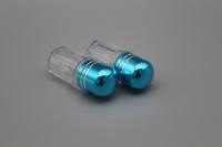 China 3g Cylinder Single Capsule Bottles 33mm Crown Cap Sealing for sale