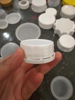 China PE Plastic Bottle Screw Caps ISO9001 Childproof 38mm Plastic Caps for sale