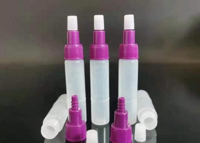 China PET Cylindrical Plastic Reagent Bottle 5ml Mini Plastic Spray Bottle for sale