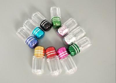 China 3g Mini Plastic Capsule Bottles ISO9001 Plastic Bottle With Metal Cap for sale