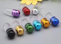 China ISO9001 14mm Empty Plastic Pill Bottles For Single Capsule for sale