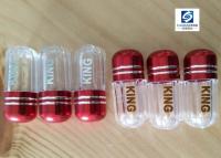 China 1ml Aluminium Cap Single Pill Container ISO9001 Rhino Pills Bottle for sale