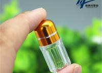 China Gold 2g Plastic Capsule Packaging Bottles With Metal Crown Cap for sale