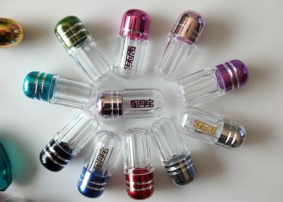 China 12mm Small Plastic Pill Containers 2g For Single Capsule for sale