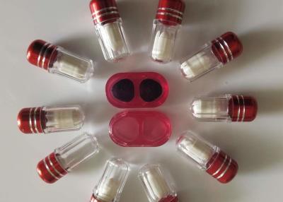 China Hexagonal Single Pill Container 13mm 2ml Clear Empty Capsules for sale