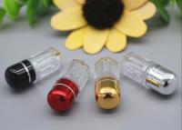China 11mm Rhino Small Pill Bottles Acrylic Powder Cylinder Shell for sale
