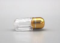 China 3ml Golden Clear Pill Bottles OEM Empty Plastic Pill Bottles for sale