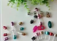 China 36mm Clear Plastic Pill Bottles 3g Small Plastic Pill Containers for sale
