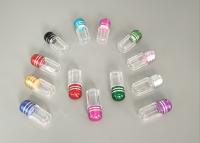 China 36mm Clear Plastic Pill Bottles 3g Small Plastic Pill Containers for sale