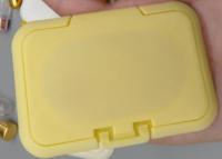 China 65mm Wet Wipes Lid Non Refillable ISO9001 Plastic Flip Top Cap for sale