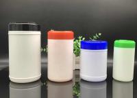 China HDPE Wet Wipes Buckets ISO9001 Cylinder Wet Wipes Packaging Bottles for sale