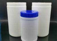 China 100pcs HDPE Wet Wipe Canister Eco Friendly Alcohol Wipes Bottle for sale
