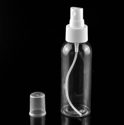 China Polyethylene Refill 100ml Empty Clear Plastic Spray Bottle for sale