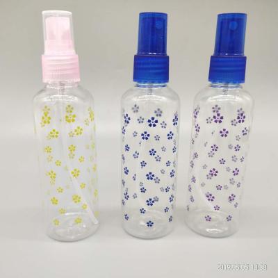 China 100ml Hdpe Empty Plastic Spray Bottles For Cosmetic for sale